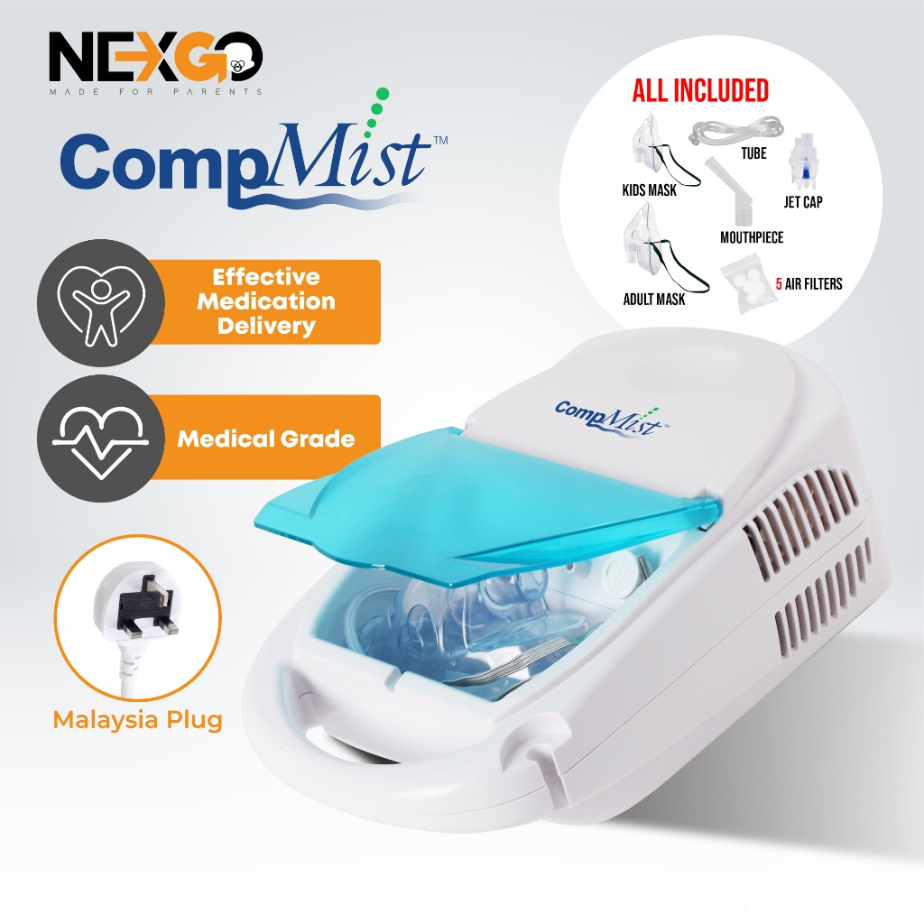 Nexgo Dr Bash CompMist Nebulizer Portable Air-Compressing Machine ...