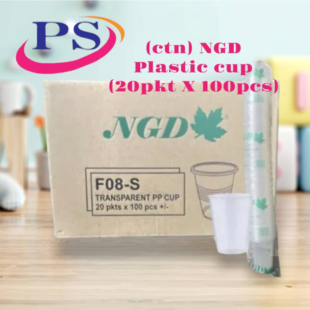 ( ctn ) NGD 8oz Plastic Cup/Cawan Plastik /Party Cup | Shopee Malaysia