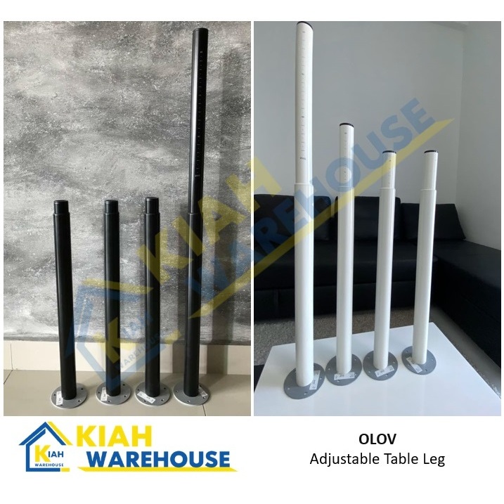 ORIGINAL OLOV Kaki Meja 60 - 90cm Adjustable Height Table Leg Kaki Meja ...