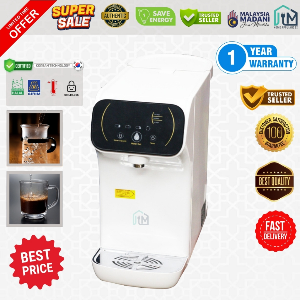 THE JM INSTANT WATER BOILER FOR COFFEE & TEA - FAST HEATING & ENERGY ...