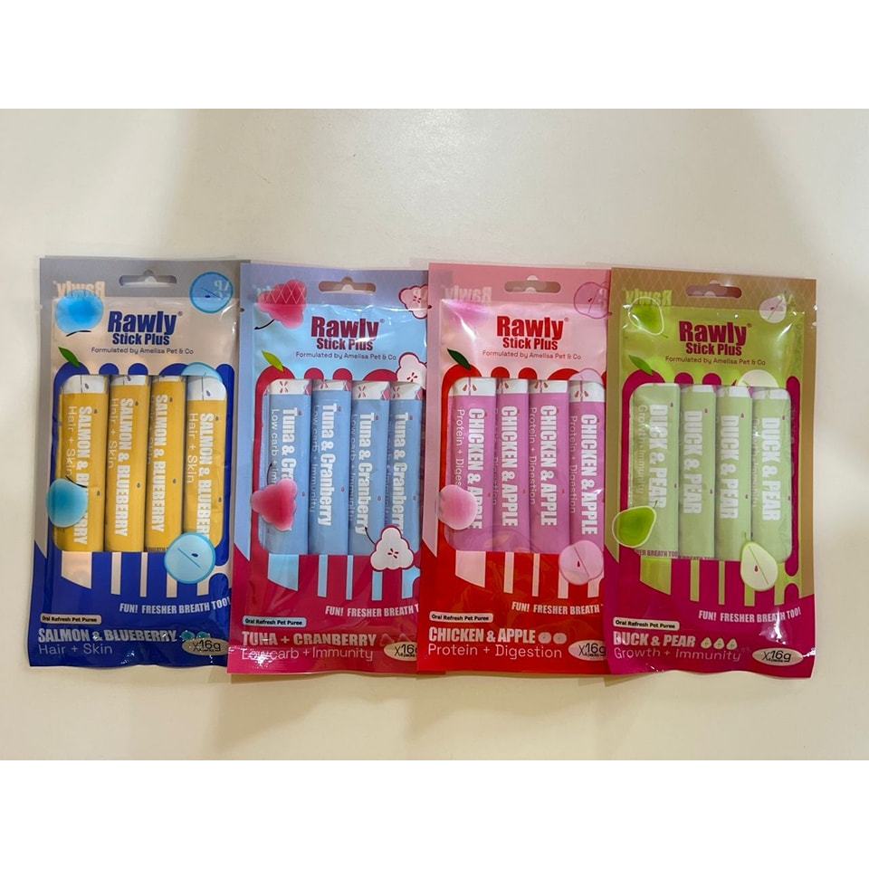 Amelisa Pet & Co Rawly Stick Plus 4pcs | Shopee Malaysia