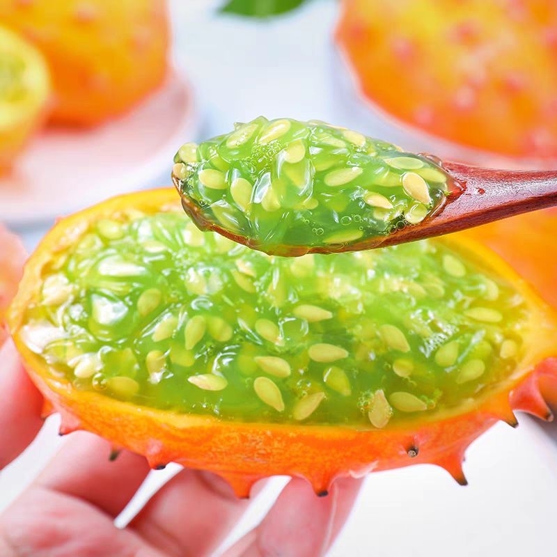 🌱10 Biji Benih🌱 Horned Melon Timun Duri 奇异火参果种子 | Shopee Malaysia