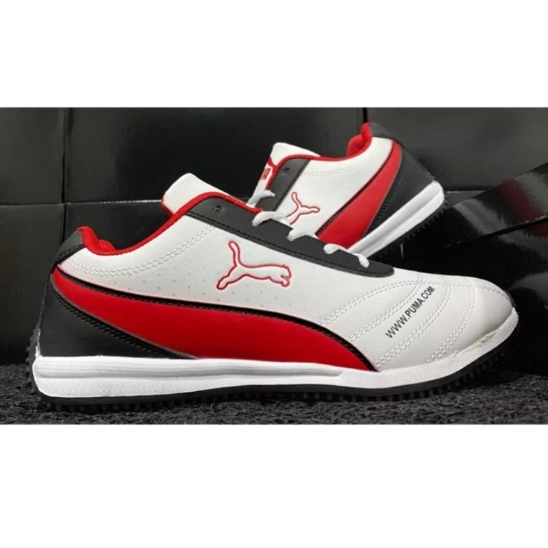 Puma white red shoes for men and women( ready for stock) | Shopee Malaysia