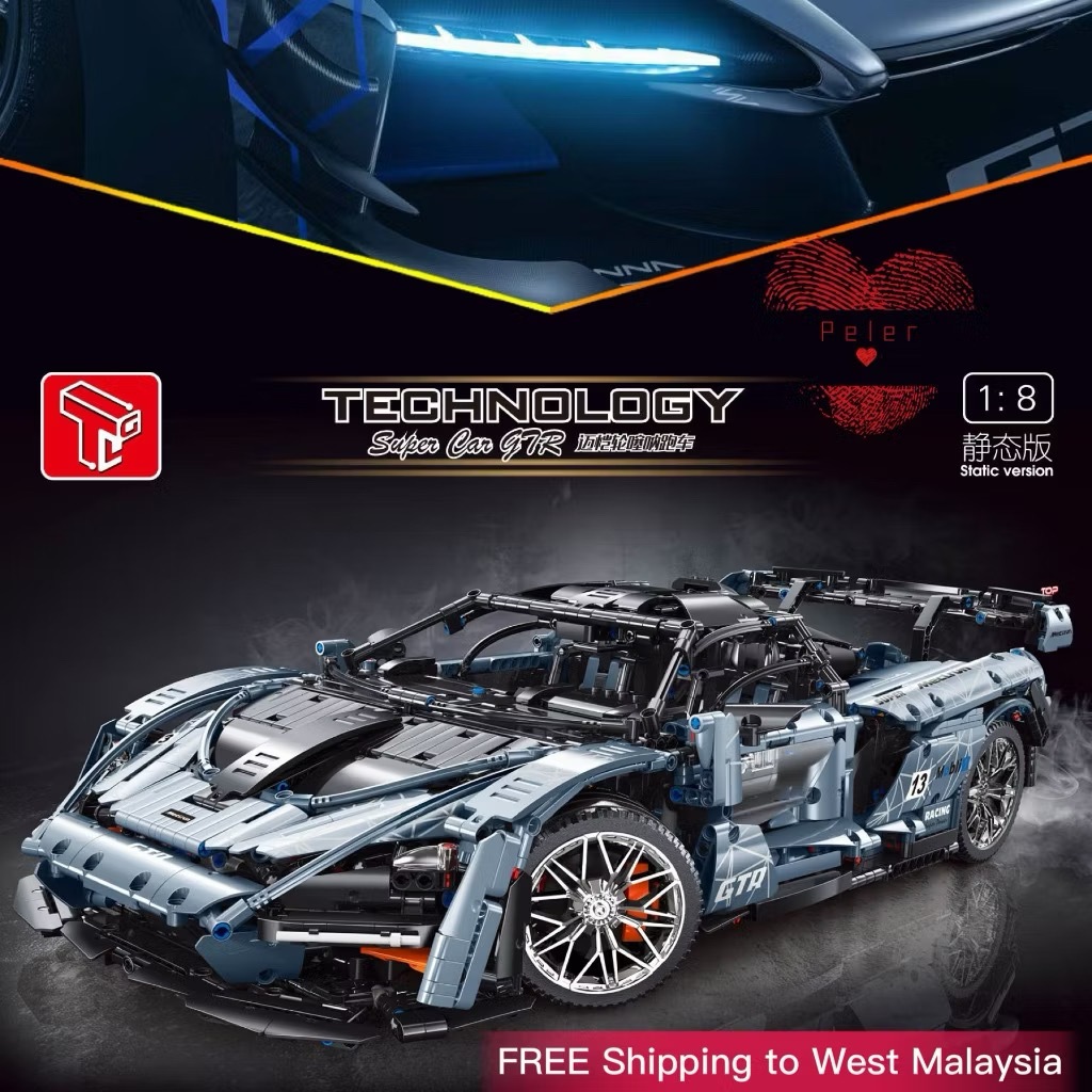 TGL T5013 McLaren Senna Building Block Technic Racing Model 3780 Pcs Brick Toys | Shopee Malaysia