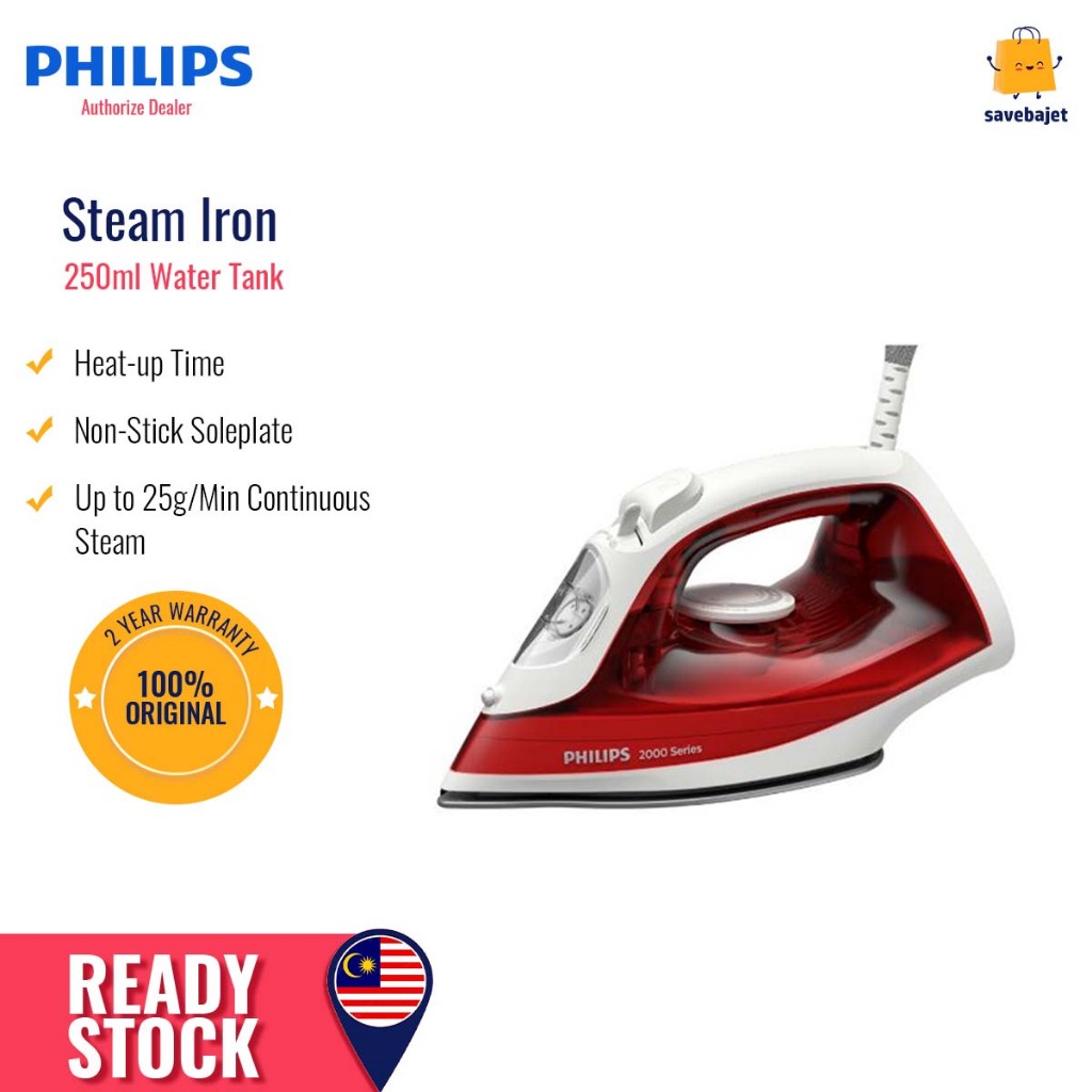 PHILIPS Steam Iron (2000W) DST2010/40 | Shopee Malaysia