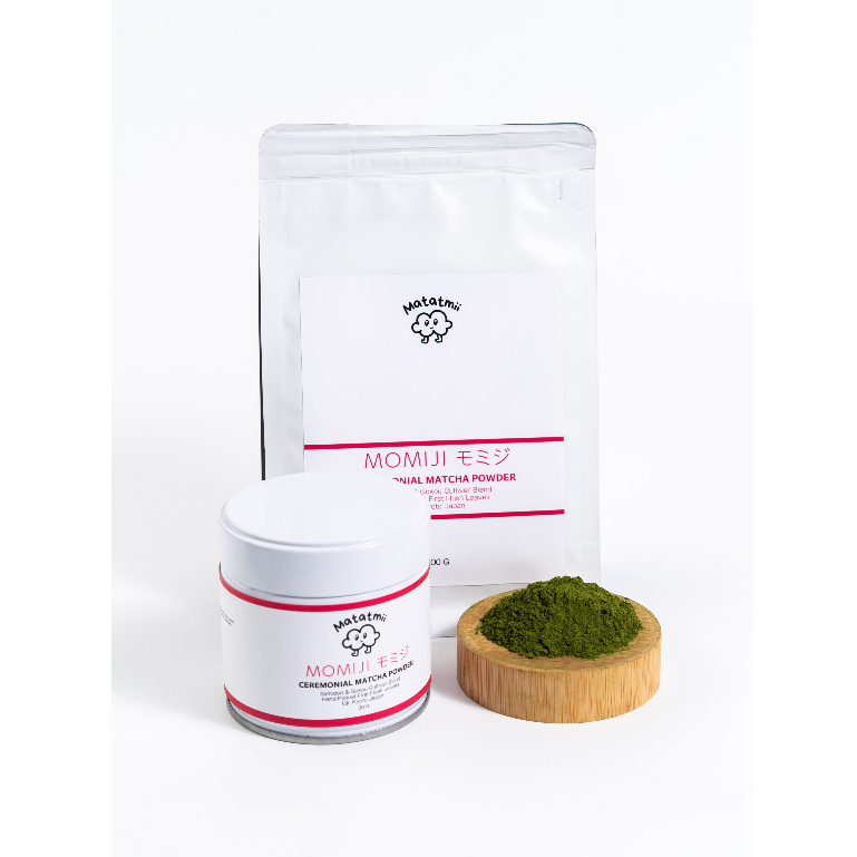 Matatmii Ceremonial Matcha Powder – Momiji | Halal-Certified | Vibrant ...