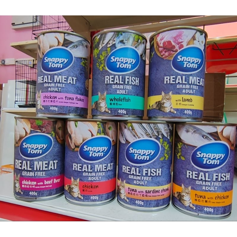 Snappy Tom Cat Can Food 400g | Shopee Malaysia