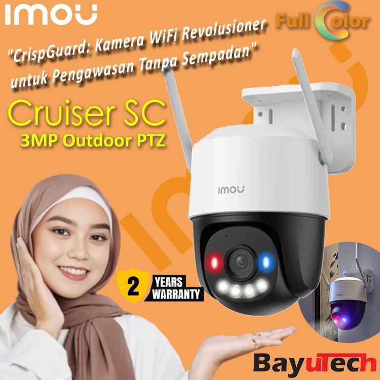 IMOU Cruiser SC 3MP 5MP Wi-FI PT IP66 Outdoor Camera Smart Color Night ...