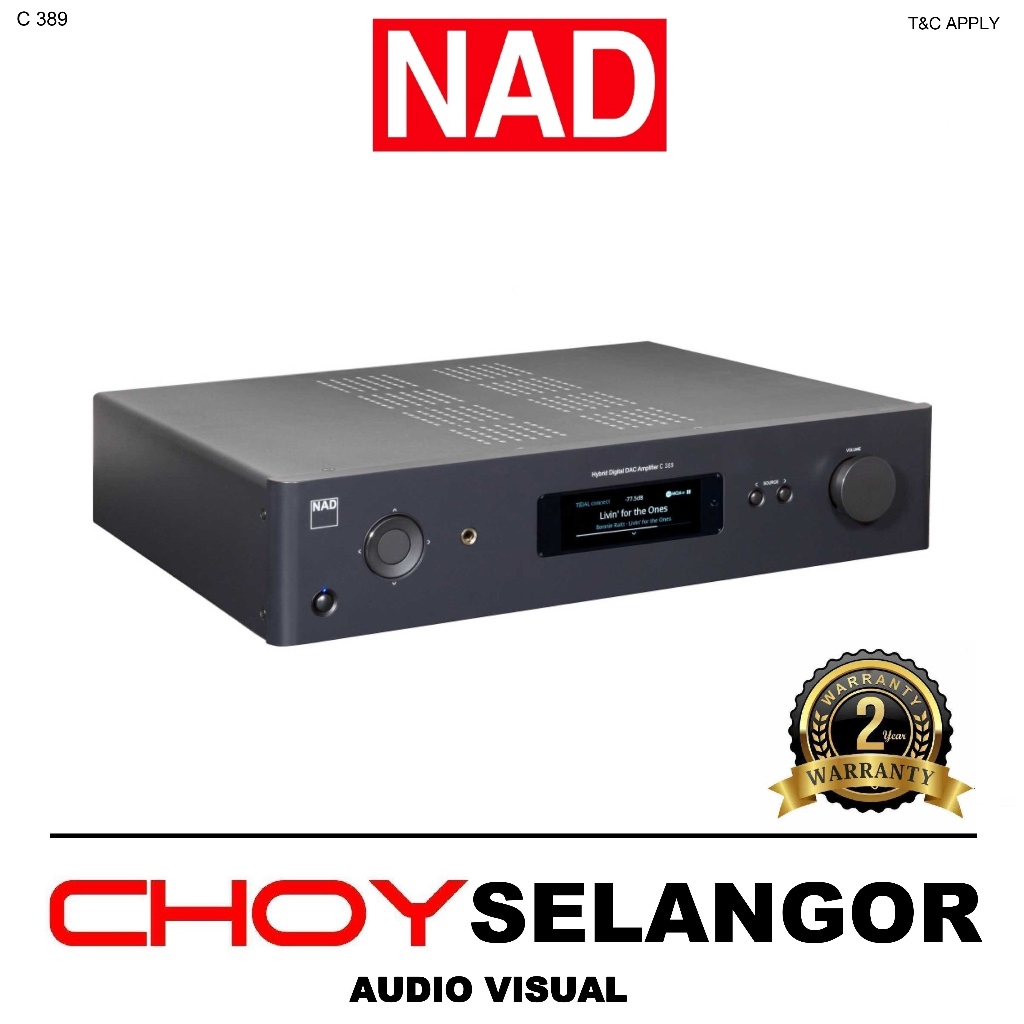 NAD C 389 HybridDigital DAC Amplifier | Shopee Malaysia