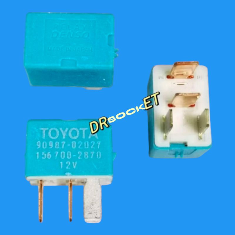 DENSO RELAY 4PIN HEAD LAMP RELAY/POWER RELAY PROTON WIRA PERODUA TOYOTA ...