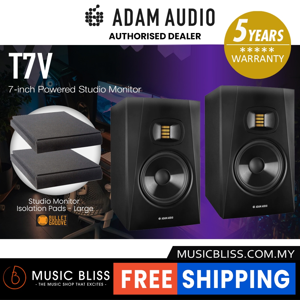 ADAM Audio T7V 7 inch Powered Studio Monitor (T-7V / T7-V) | Shopee ...