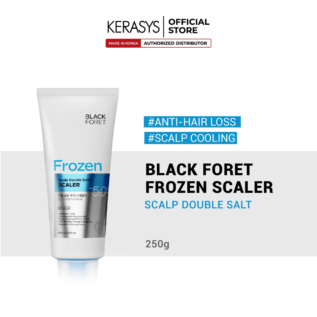Kerasys Black Foret Double Salt Scaler (250g) | Shopee Malaysia
