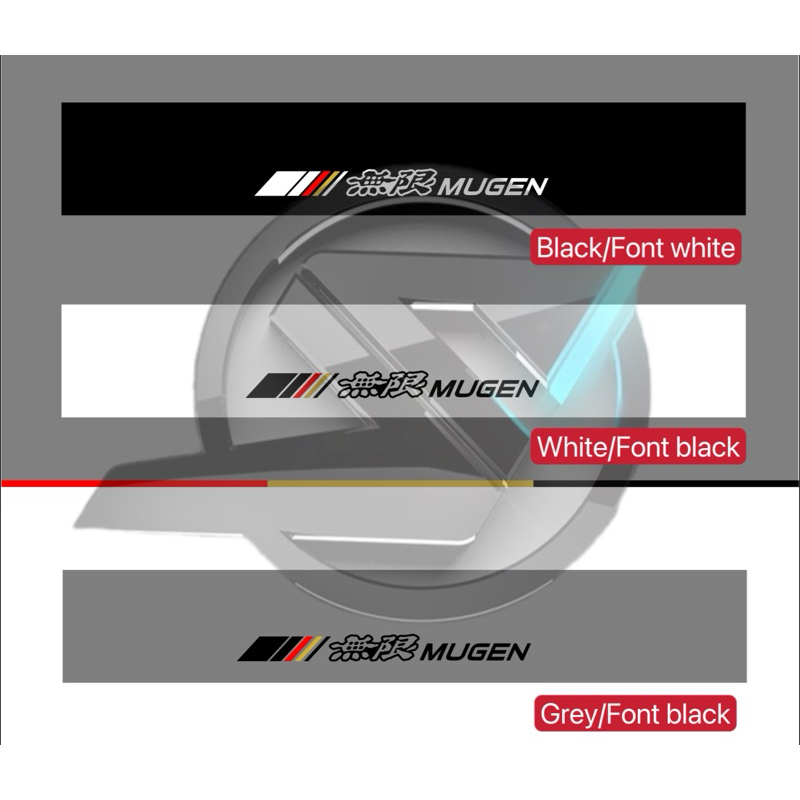 (Ready Stock) S1484# Honda Mugen Car windshield Vinyl Decal Sticker ...