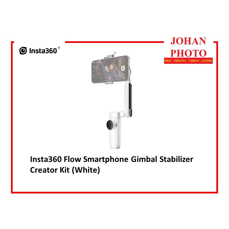 Insta360 Flow Smartphone Gimbal Stabilizer Creator Kit (White) | Shopee Malaysia