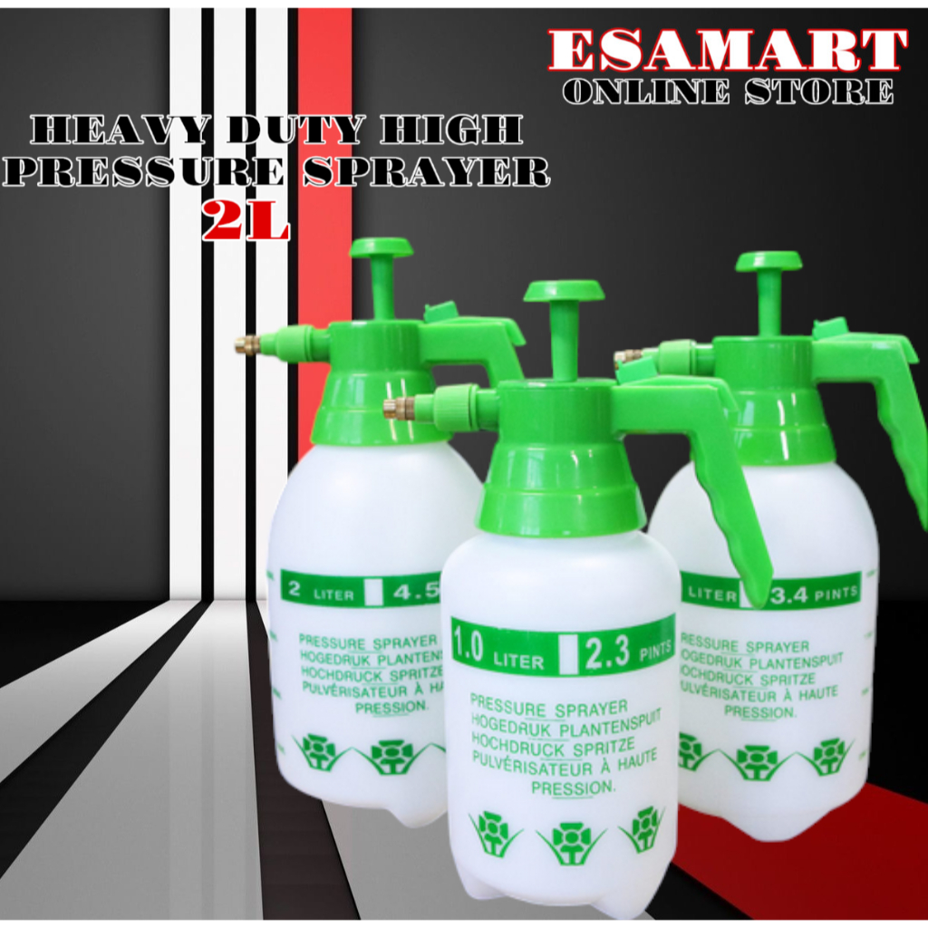 2 Liter Brass Nozzle Pressure Garden Sprayer Garden Pam Racun Manual ...