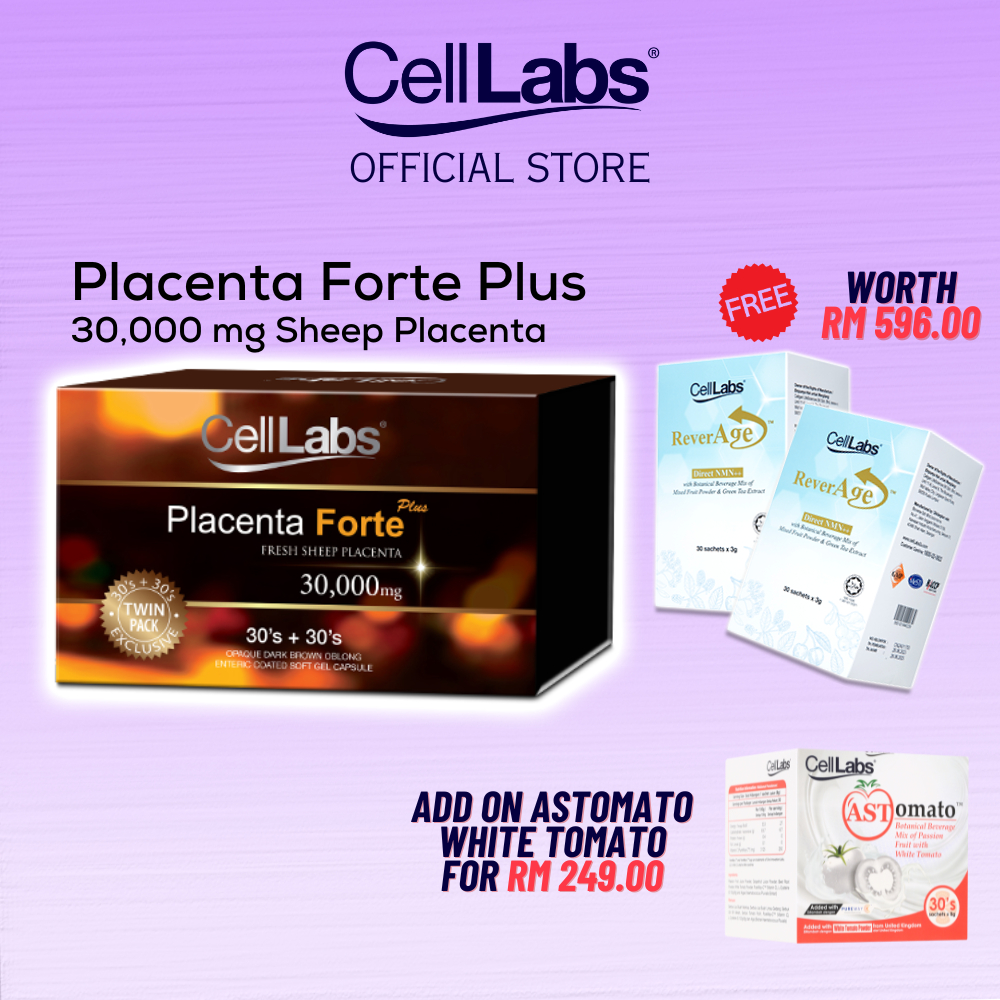 CellLabs Forte Plus Sheep Placenta Free Reverage NMN Ultimate Anti ...