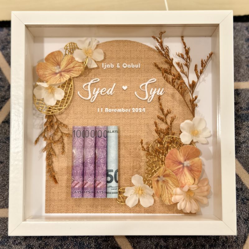 🔥READY STOCK🔥GUBAHAN FRAME DUIT HANTARAN MURAH BAJET BUNGA CANTIK ...