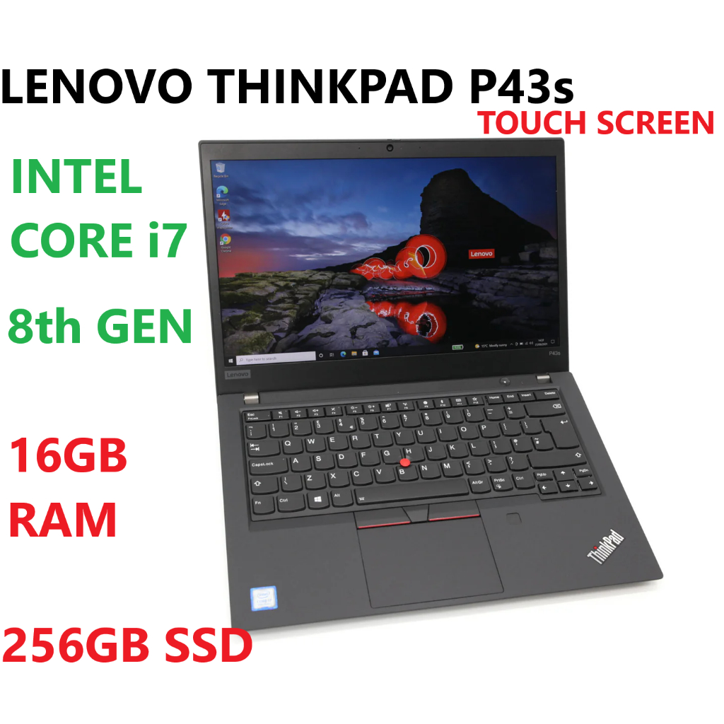 LENOVO THINKPAD P43s / INTEL CORE i7/ 8TH GEN / 16GB RAM / 256GB SSD / WIN 11 PRO | Shopee Malaysia
