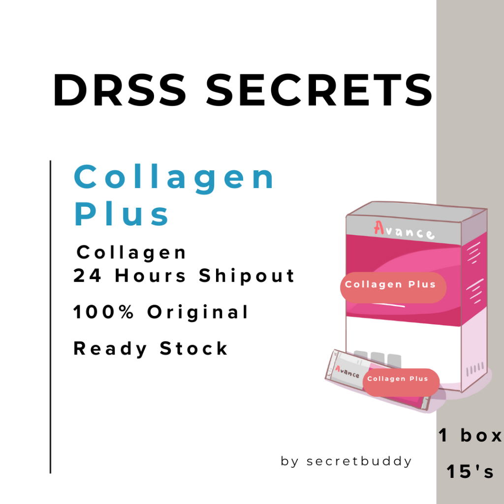 [24 Hours Ship Out] DRSS Secrets Collagen Plus (15 sticks) | Shopee ...