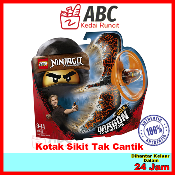 70645 LEGO Ninjago Cole Dragon Master - Hadiah Hari Jadi Birthday Gift ...