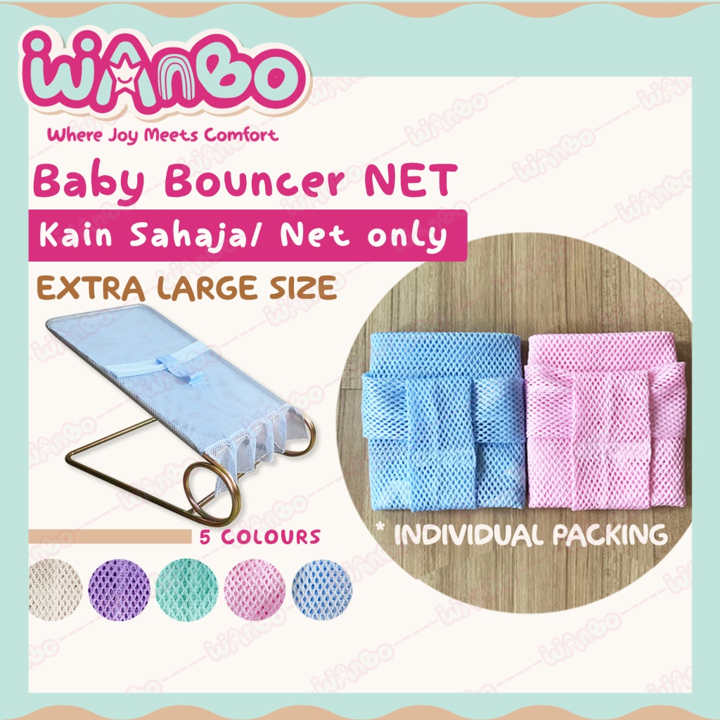 EXTRA LARGE Baby Rocker Bouncer Net Baby Kain Baby Bayi Kerusi Malas ...