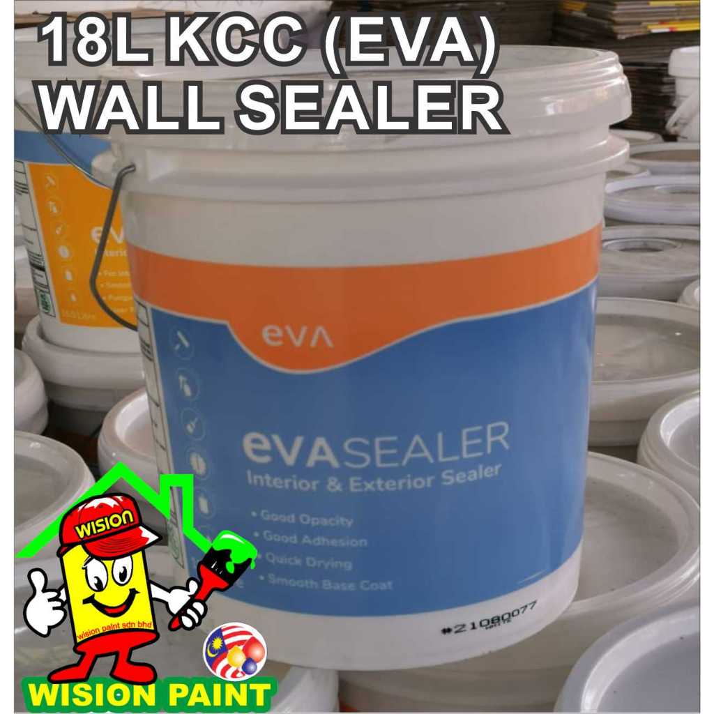 18L KCC EVA Sealer Interior & Exterior undercoat paint/Wall Painting Sealer Paint/Cat undercoat ...