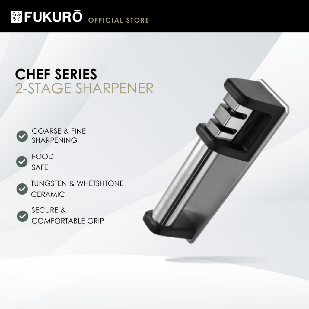 Fukuro Chef Series Two-Stage Easy And Safe Sharpener | Shopee Malaysia