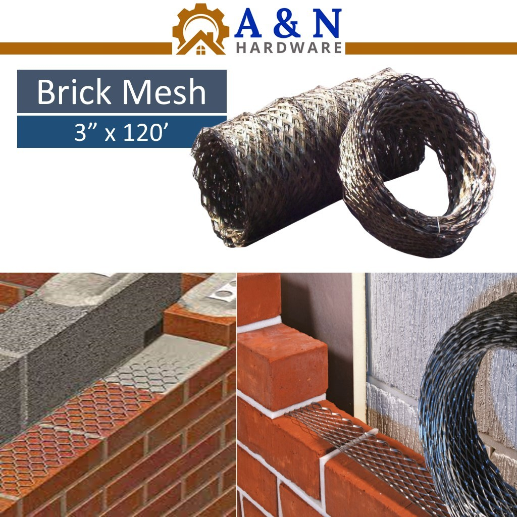 3" x 120Feet Exmet Wire Mesh 0.45 KG / Dawai Ikat Bata / Exment Brick ...