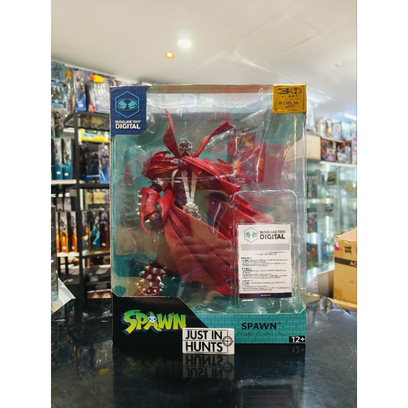 McFarlane Toys Digital 12"Inch Statue Spawn Comic Cover #95 30th ...
