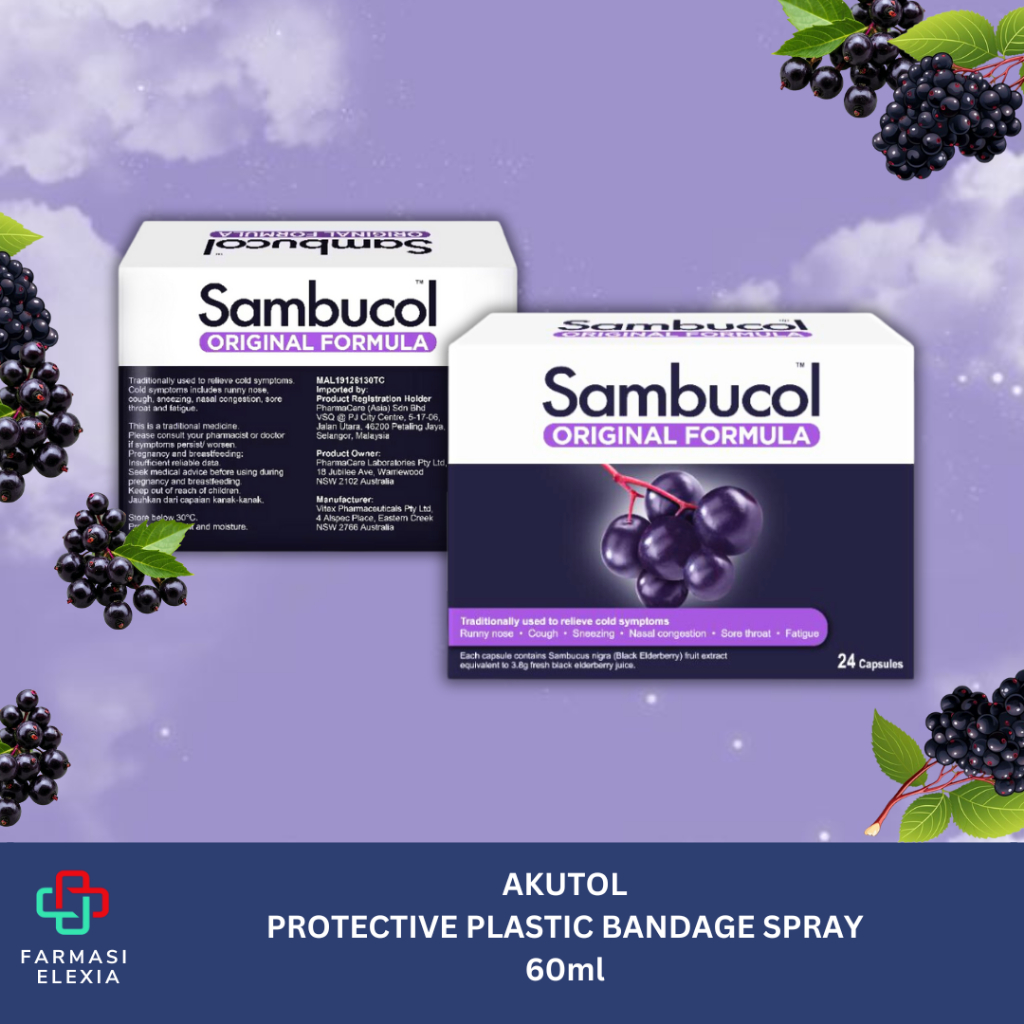 SAMBUCOL 24 CAPSULES | Shopee Malaysia