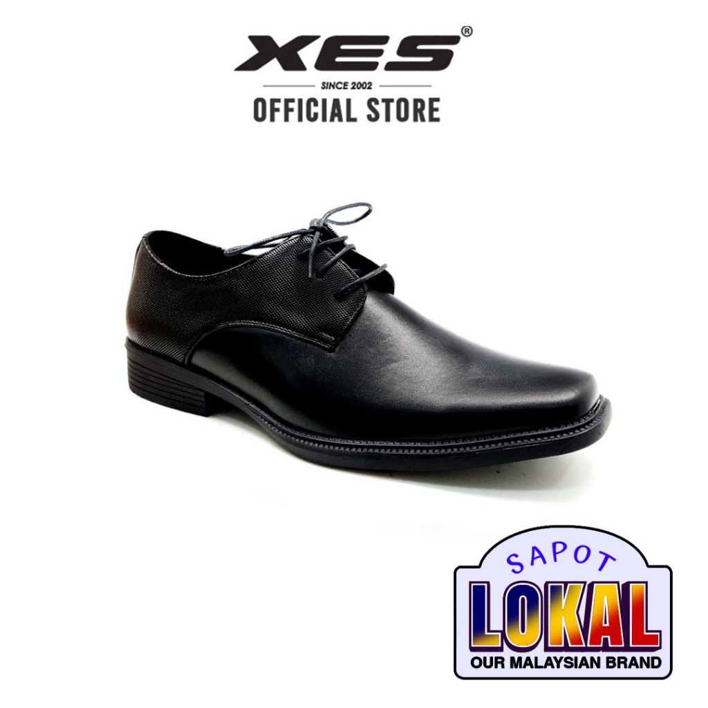 XES Men BSMCXH17 Formal Work Shoes (Black) | Shopee Malaysia