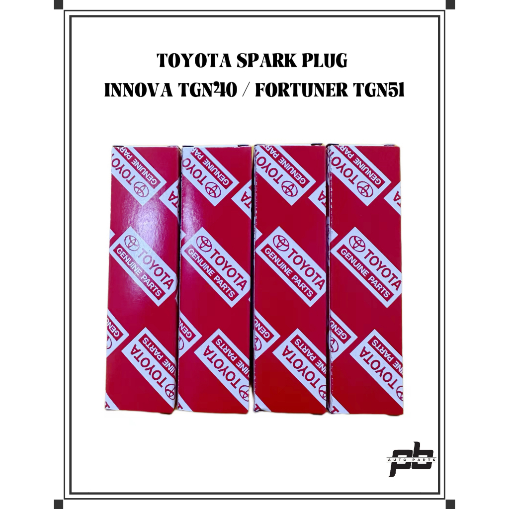 TOYOTA GENUINE SPARK PLUG K20HR-U11(TOYOTA INNOVA,FORTUNER-PETROL ...