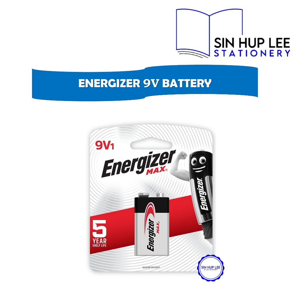 [ORIGINAL] ENERGIZER 9V MAX Batteries / Battery (Smart Tag / Max Tag ...