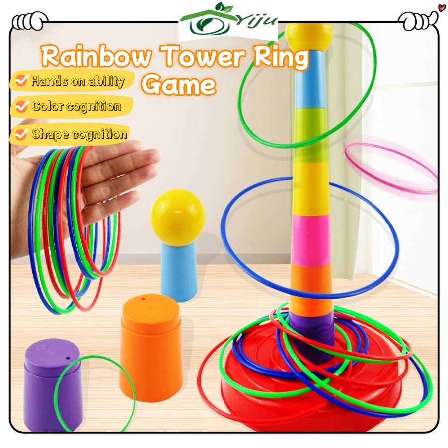 （READY STOCK） Throw Circle Toy Throwing Ring Game Children Creative ...