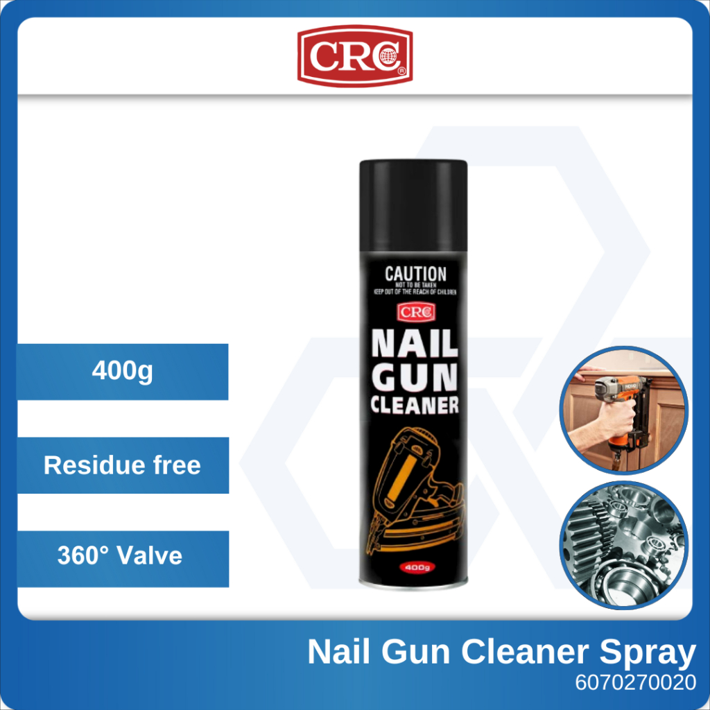 CRC Nail Gun Cleaner Degreaser Spray 400g | Shopee Malaysia