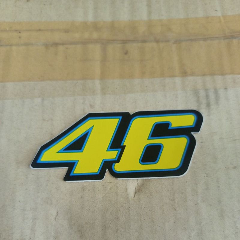 Logo Sticker 46 46 Rossi Yamaha | Shopee Malaysia
