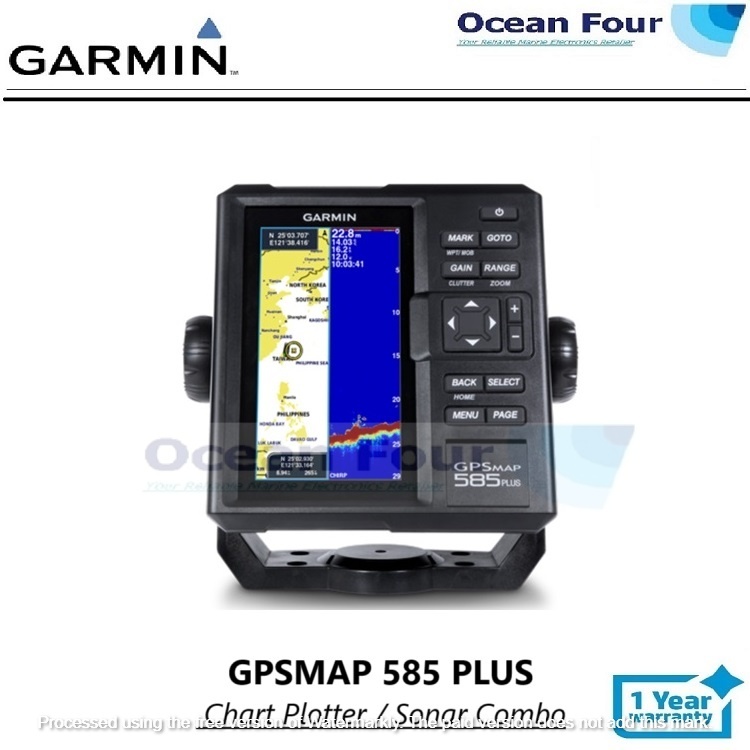 Garmin Gpsmap 585 Plus, Chartplotter with CHIRP Fishfinder Sonar Scan ...