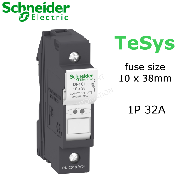 Schneider Electric DF101 Fuse Disconnector Fuse Holder Fuse Carrier 1P ...