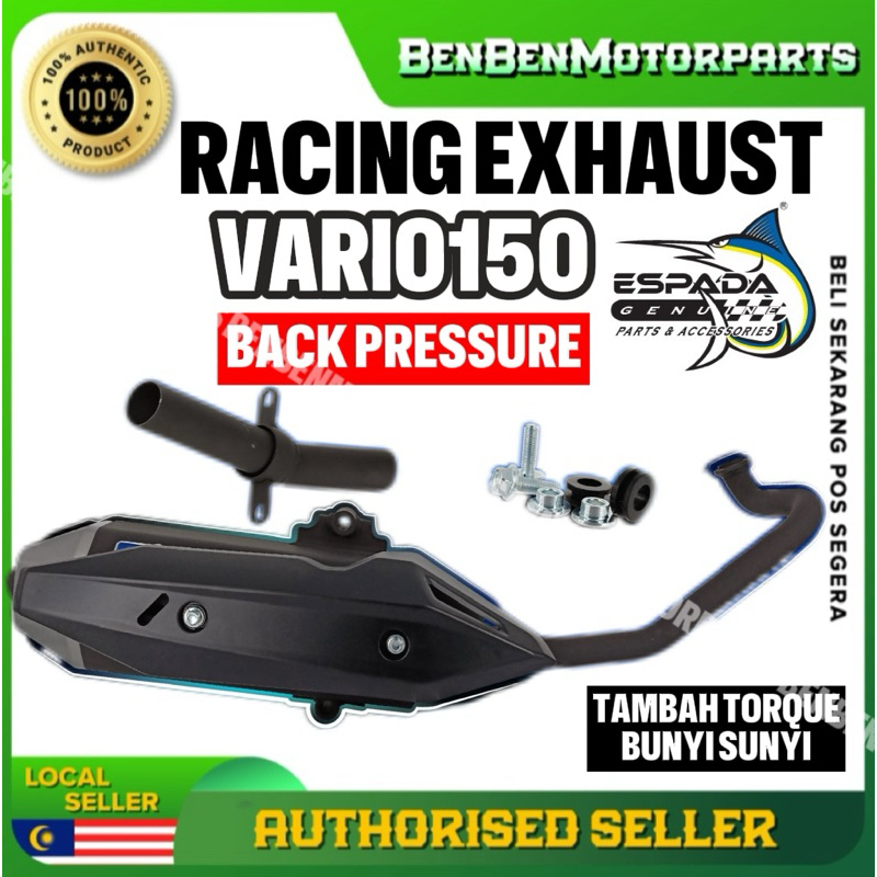 HONDA VARIO150 VARIO 150 RACING EXHAUST PIPE EJOS EXZOS PIPE BACK ...