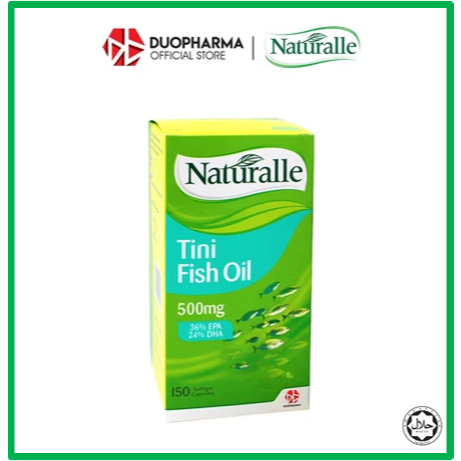 NATURALLE TINI FISH OIL 500mg VALUE PACK 150''s X 2/SINGLE SOFGEL ...