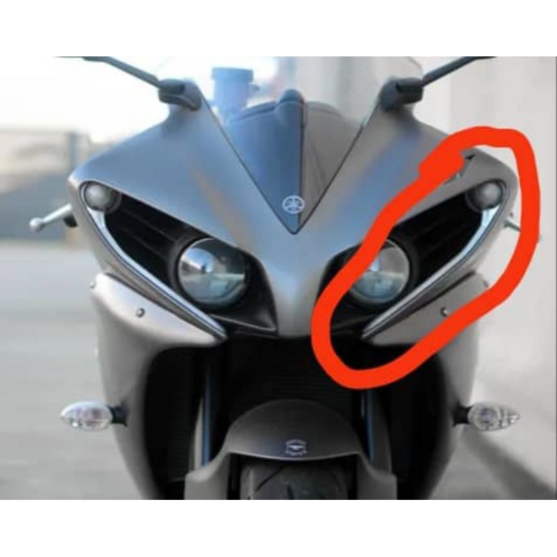 Yamaha R1 2012 2013 2014 TCS crossplane Headlight spare parts DRL ...