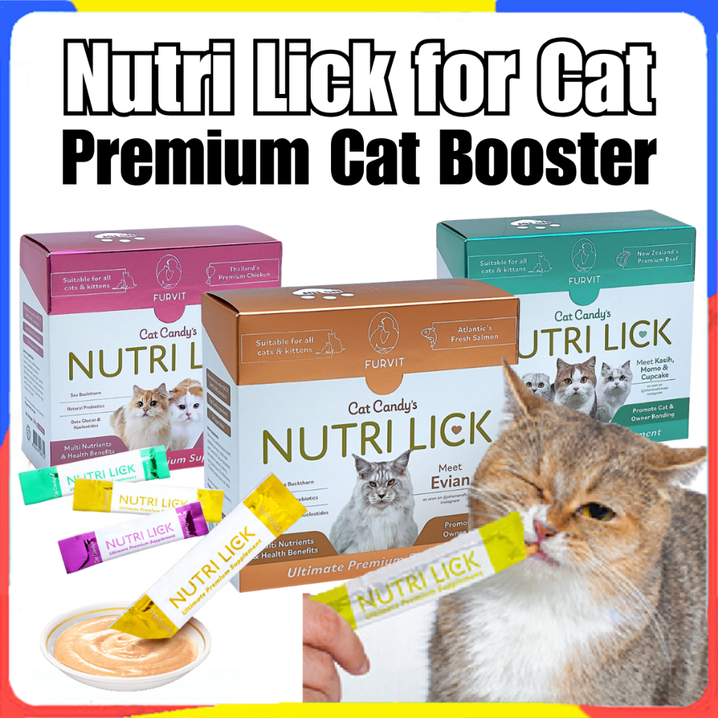 PETSEE Vitamin Kucing NUTRI LICK Cat Supplement Gemuk for NUTRILICK ...
