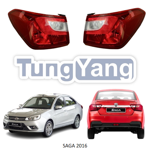 PROTON SAGA VVT 2016 - 2022 TAIL LAMP / LAMPU BELAKANG PROTON SAGA VVT ...