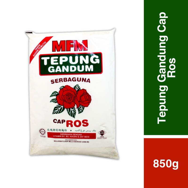 Tepung Gandum Cap Ros 850g | Shopee Malaysia