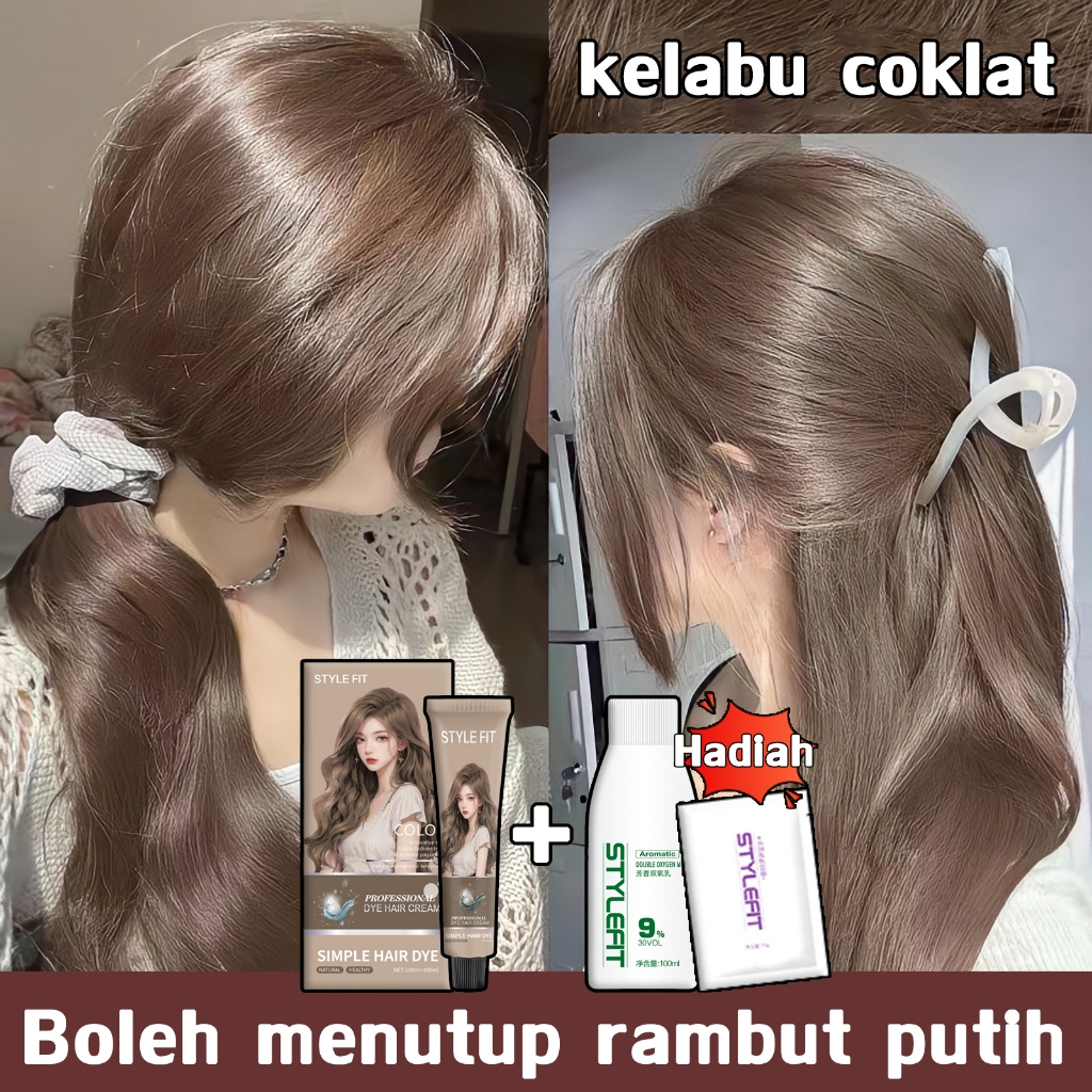 2024 paling laris Hair Dye 200ml pewarna sayuran Alat pewarna rambut ...