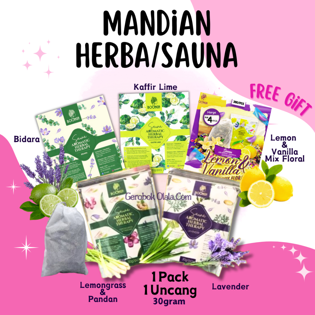 MANDIAN HERBA SAUNA MANDIAN SAUNA AROMATIC HERBAL THERAPHY | SET ...