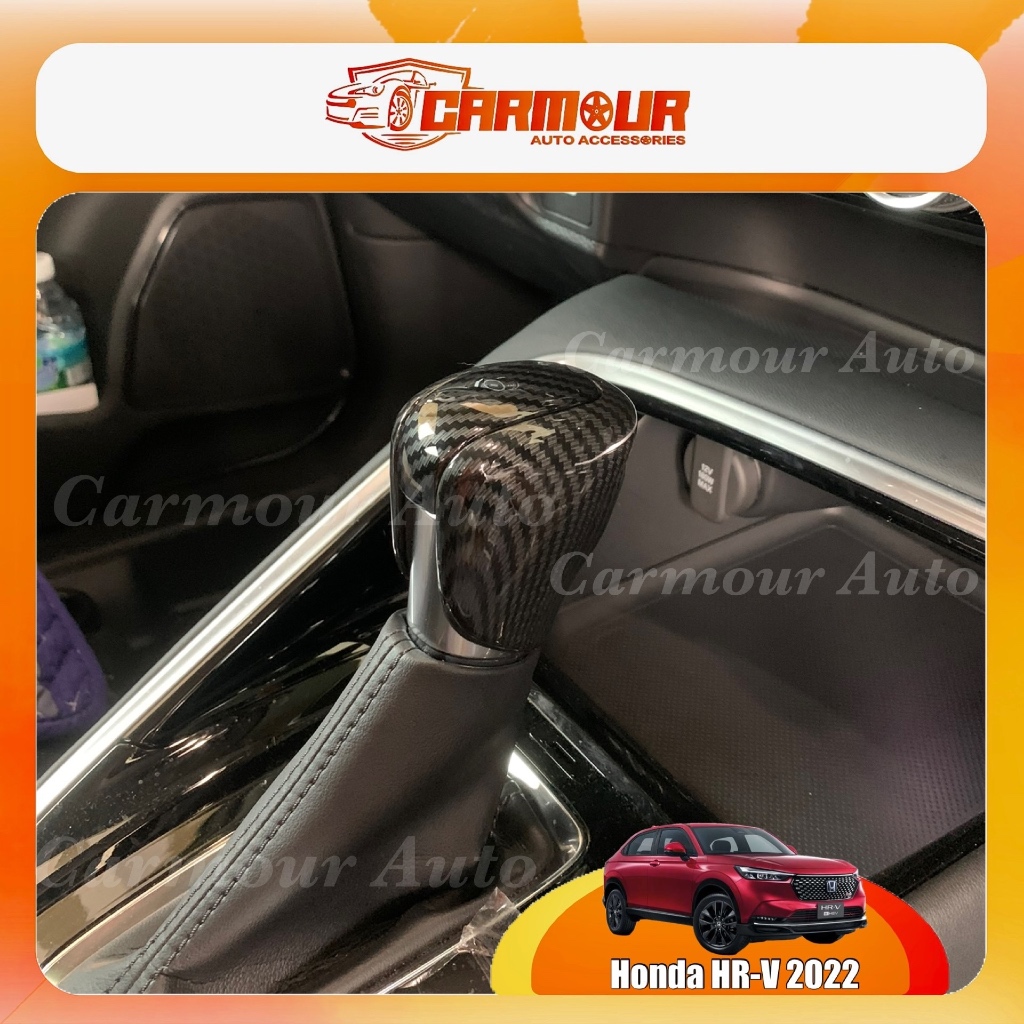 Honda HR-V All New HRV 2022+ Gear Knob Cover Gear Sticks Carbon Trim ...