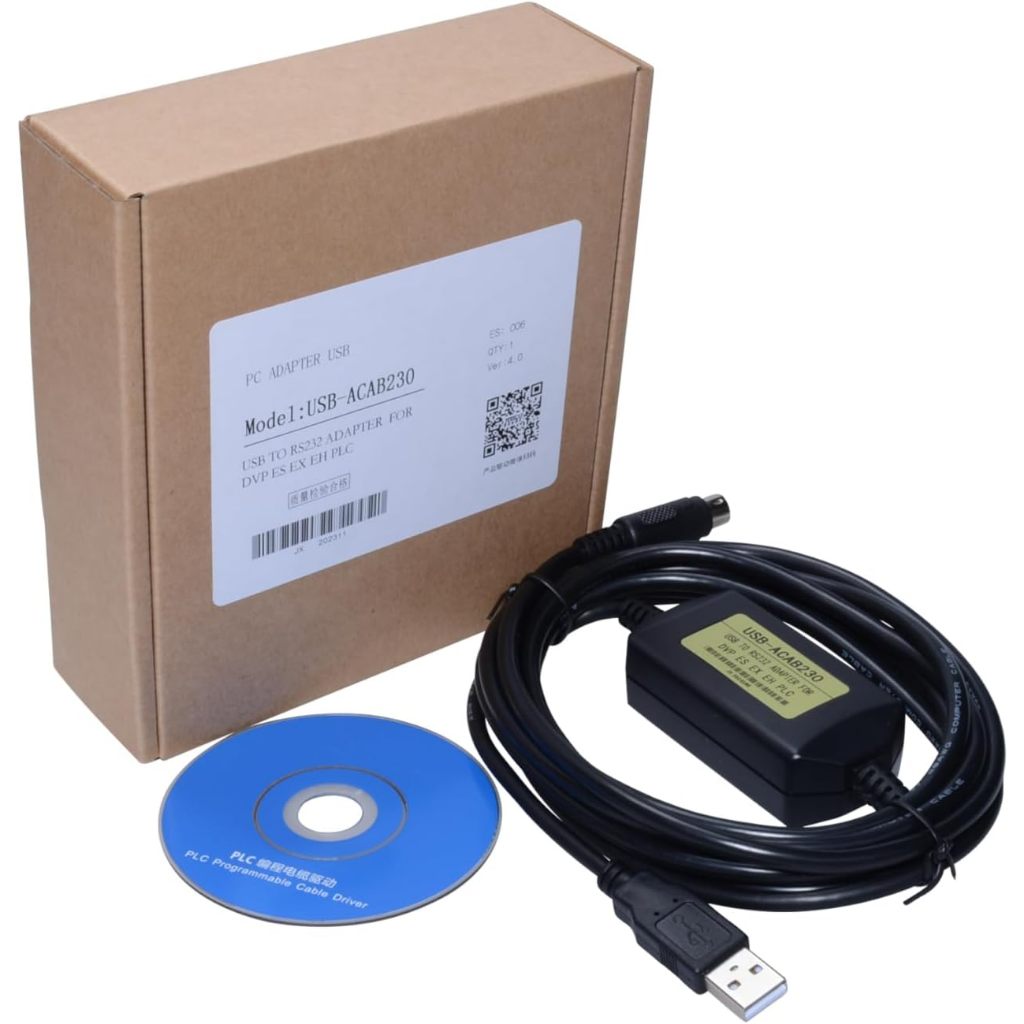 USB ACAB230 USB Interface PLC Programming Cable for Delta DVP series ...