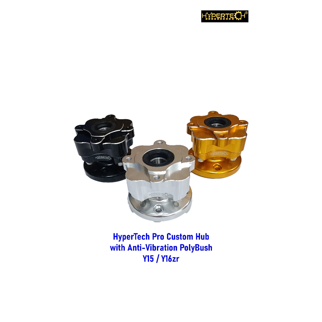 HYPERTECH Pro-RC Custom Open Hub With Poly Bush Damper Y15 Y16 - Silver ...