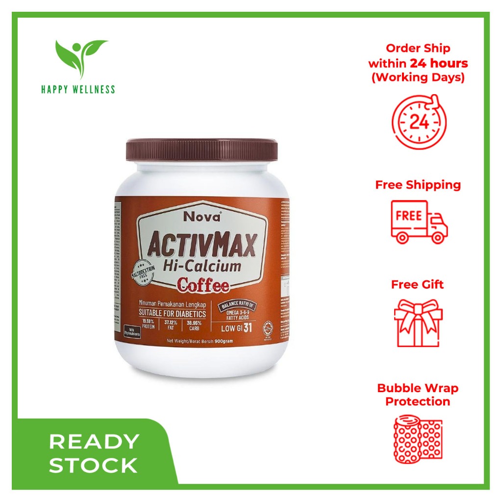 Nova Activmax High Calcium Coffee 850g / 900g | Shopee Malaysia
